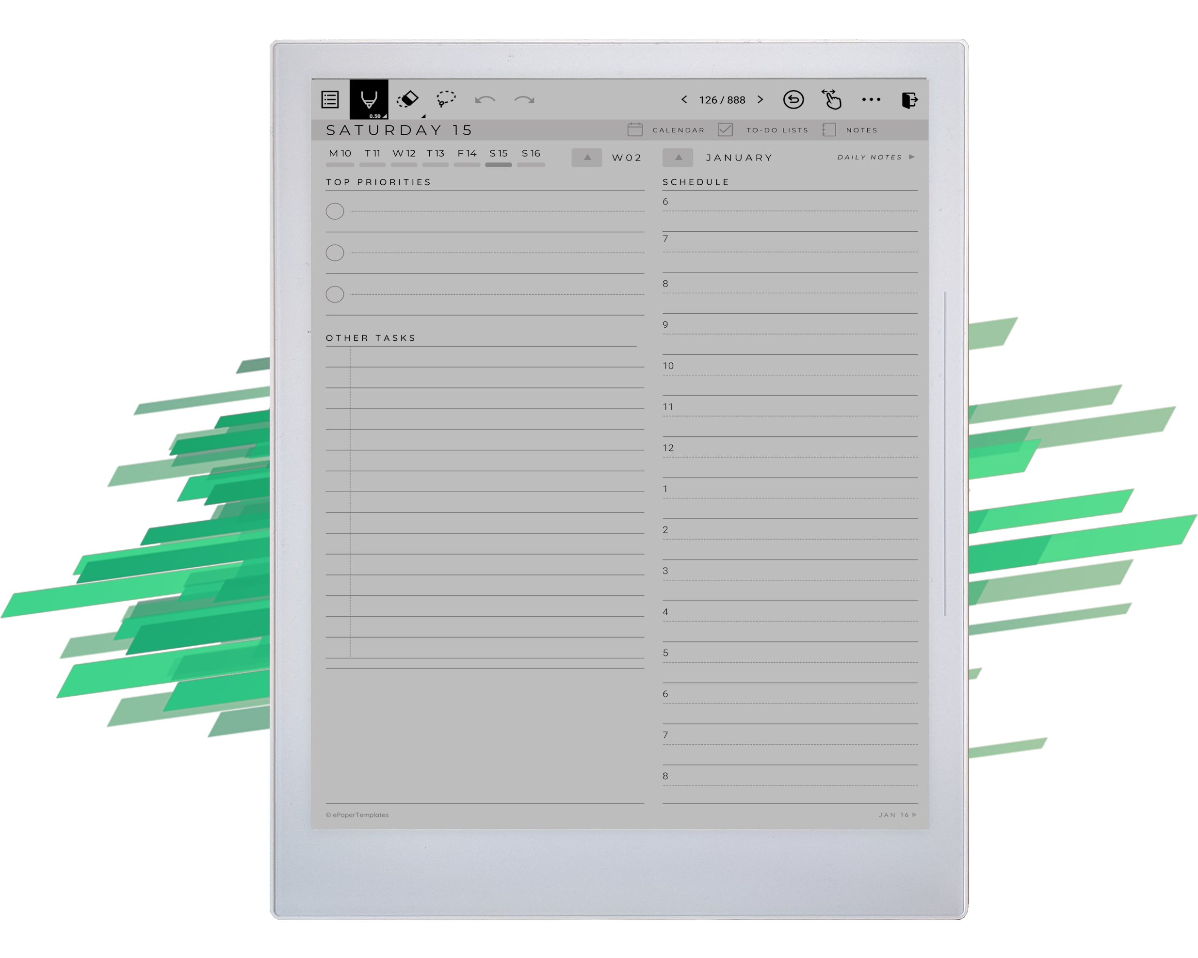 Practical templates for your Supernote tablet - ePaperTemplates